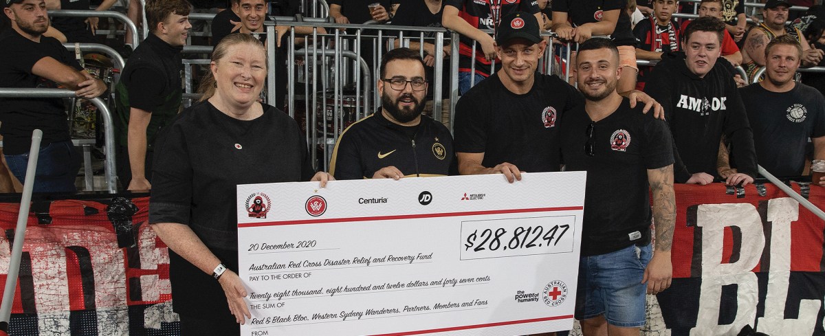 RBB and Wanderers family support Australian Red Cross - Western Sydney ...