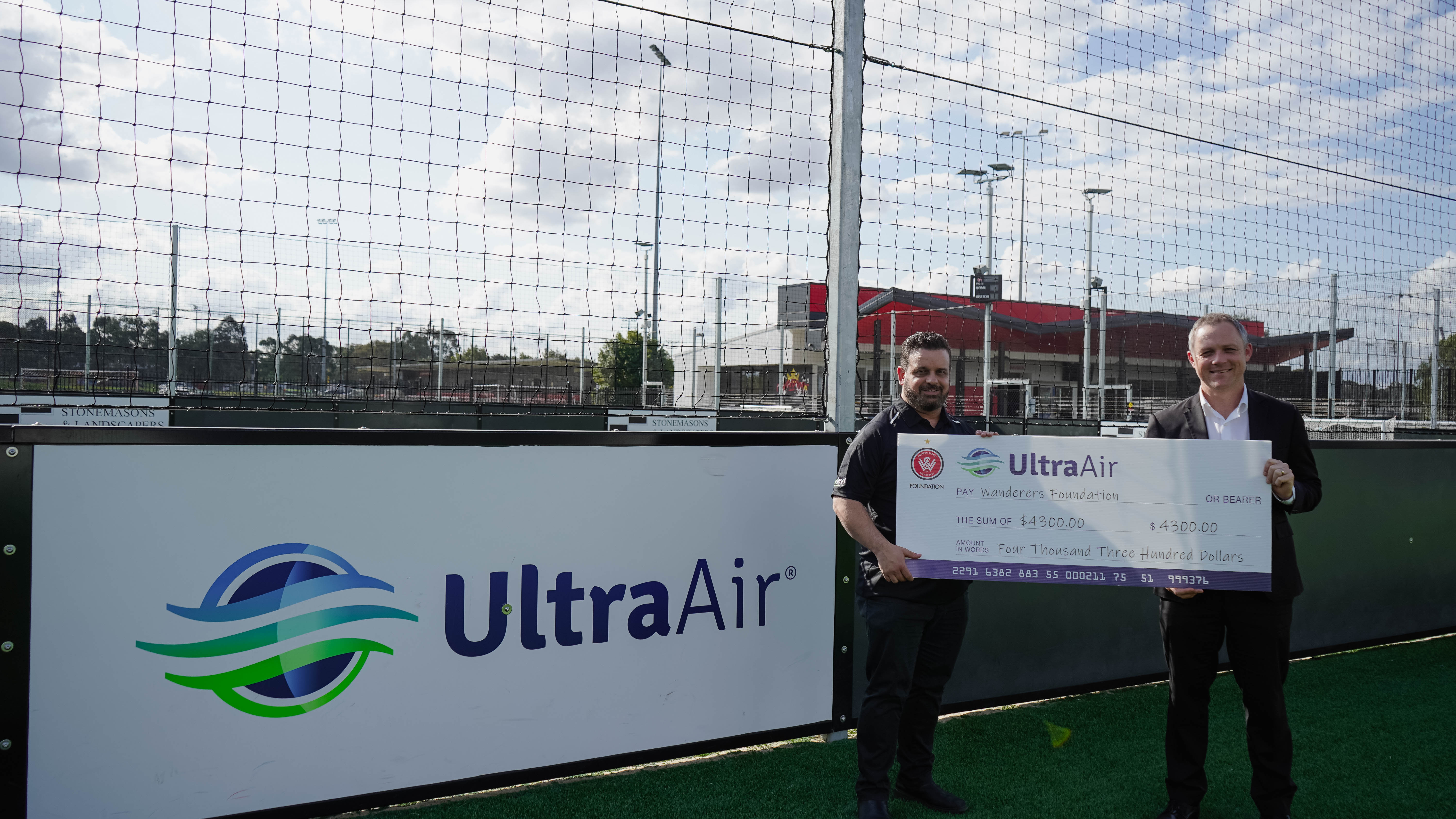 Ultra Air present $4,300 cheque to the Wanderers Foundation - Western ...