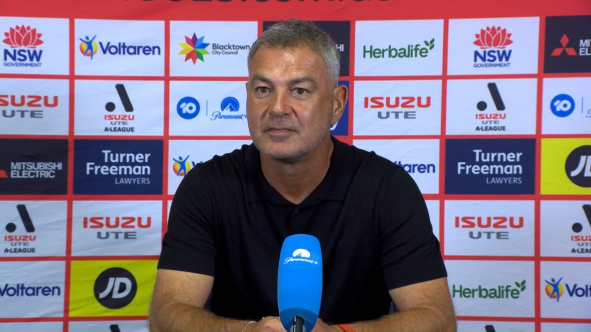 Marko Rudan | Press Conference | Western Sydney Wanderers v Central ...