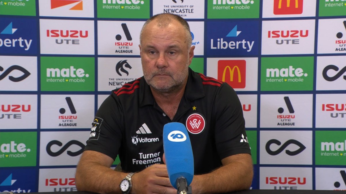 Jean-Paul de Marigny | Press Conference | Central Coast Mariners v ...
