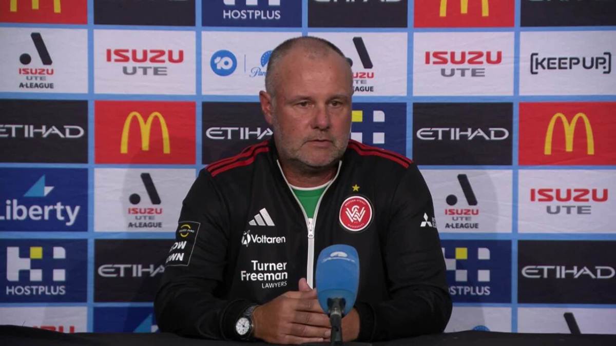 Jean-Paul de Marigny | Press Conference | Melbourne City v Western ...