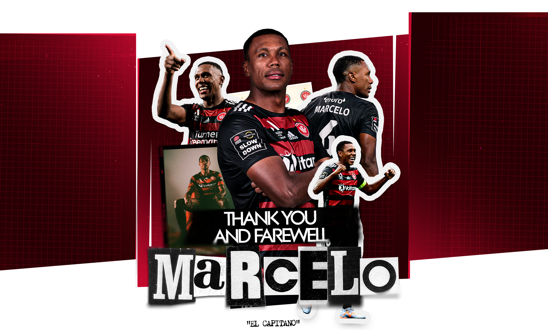 Wanderers farewell Captain Marcelo - Western Sydney Wanderers