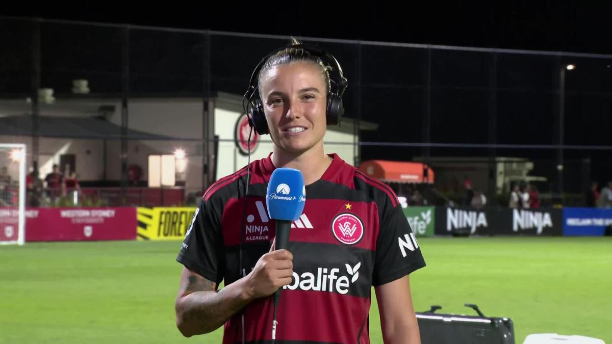 Chloe Logarzo | Post-Match Interview | Western Sydney Wanderers v ...