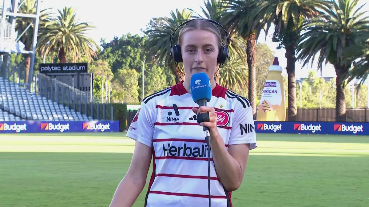 Holly Caspers | Post-Match Interview | Central Coast Mariners v Western ...